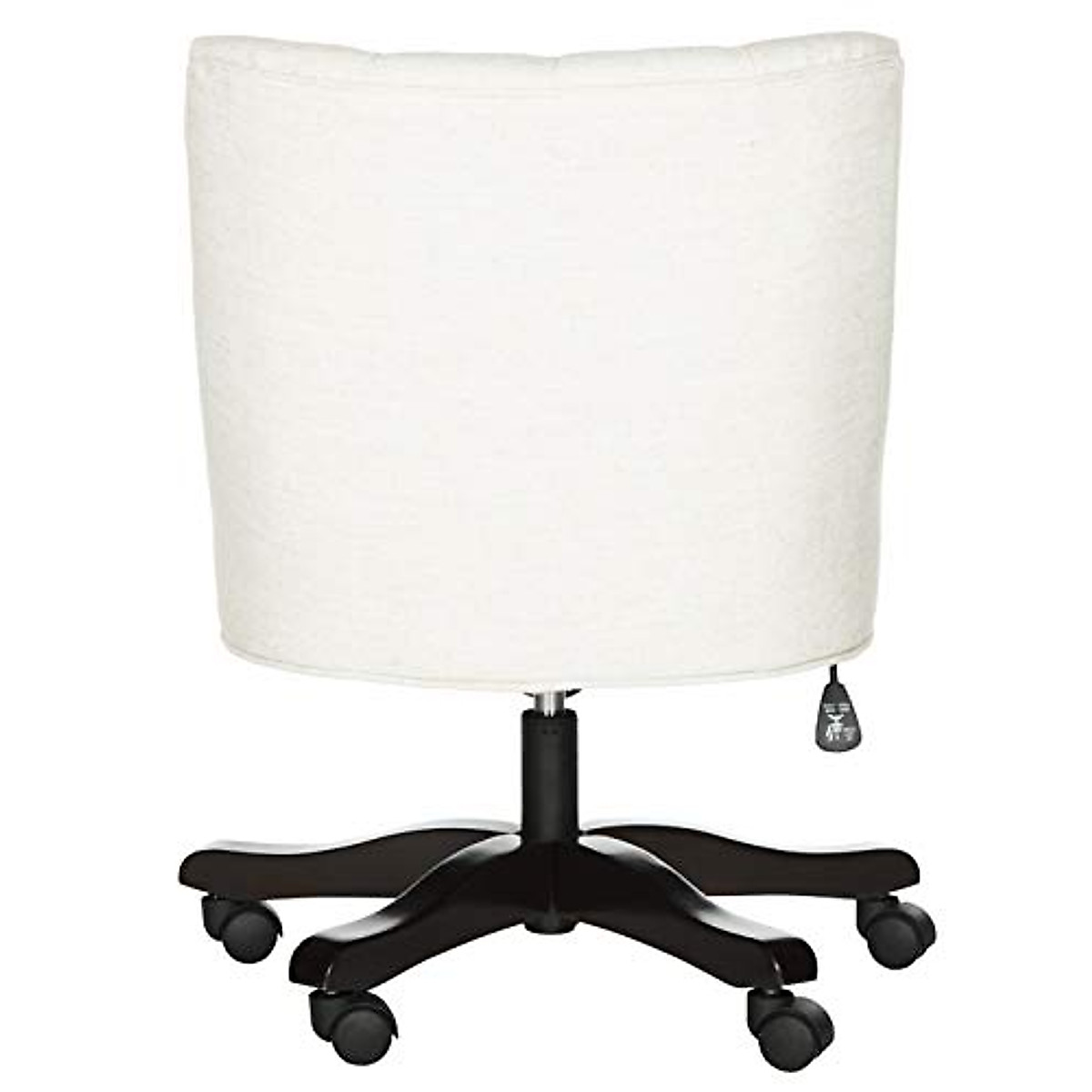 Safavieh Mercer Collection Soho Tufted Linen Light Cream Swivel Desk Chair