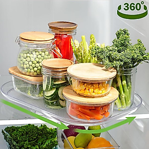 Square Lazy Susan for Refrigerator Enhance Fridge Organization with Our Square Lazy Susan. Square Design Discover The Convenience of Our Refrigerator Lazy Susan. (2, 26 * 35cm)
