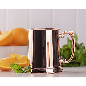 Tree Of Gondor Moscow Mule Mug, Lord Rings Copper Stein Beer Mug, Gift For Him Beer Stein 21oz Metal Tankard Pure Copper Plating Cup, Premium Quality Cocktail Mug, Drinking Mug