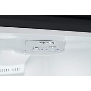 Frigidaire 11.6 Cu. Ft. Compact ADA Top Freezer Refrigerator in Black with Electronic Control Panel, Reversible Door Swing, ENERGY STAR