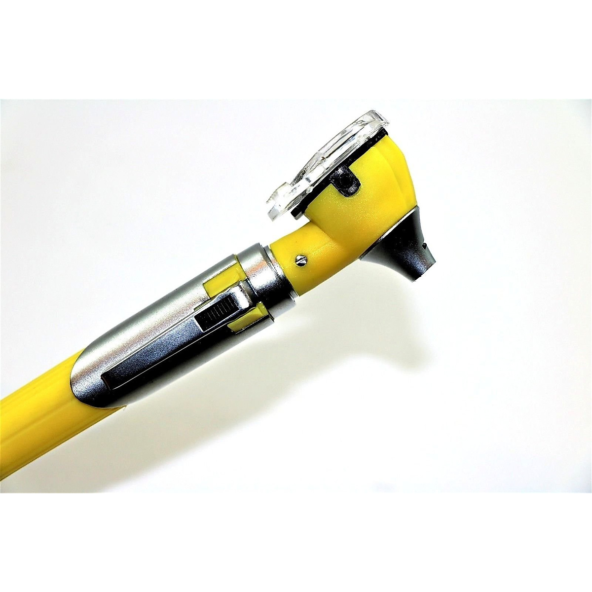 New Premium Student Home USE LED Bright Light ENT Diagnostic Otoscope Pocket Size Yellow Plus 1 Extra Replacement Bulb Plus 10 Specula Cynamed