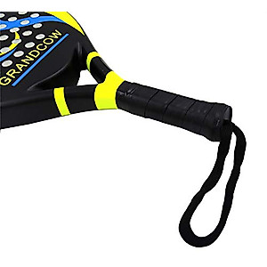 Padel Tennis Racket Racquet Carbon Fiber Power Lite Pop EVA Foam POP Tennis Paddle Paddleball Racket Racquets (2Pcs Black)