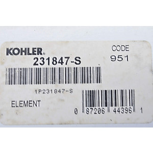 KOHLER 231847-S Engine Air Filter For K161 And K181