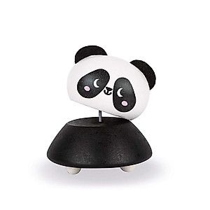 Janod Wood Panda Stacker & Roly-Poly Rocker – Ages 12+ Months - J08188
