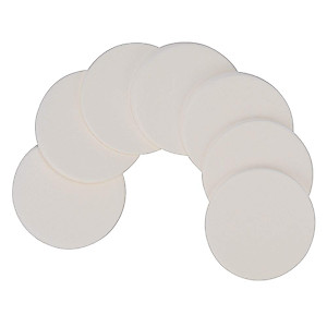 Labasics Quantitative Filter Paper Circles, 55 mm Diameter Cellulose Filter Paper with 15 to 20 Micron Particle Retention Medium Filtration Speed, Pack of 100