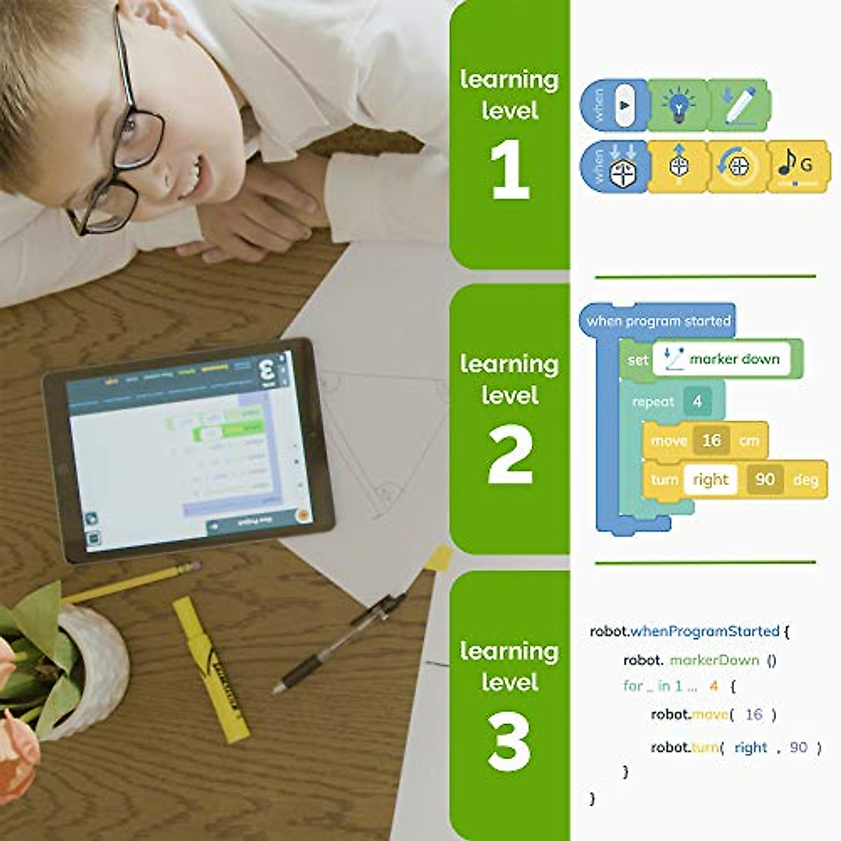 iRobot Root rt0 Coding Robot: Programmable STEM Toy for Kids 6+, Ideal for Creative Play Through Art, Music, & Code , White