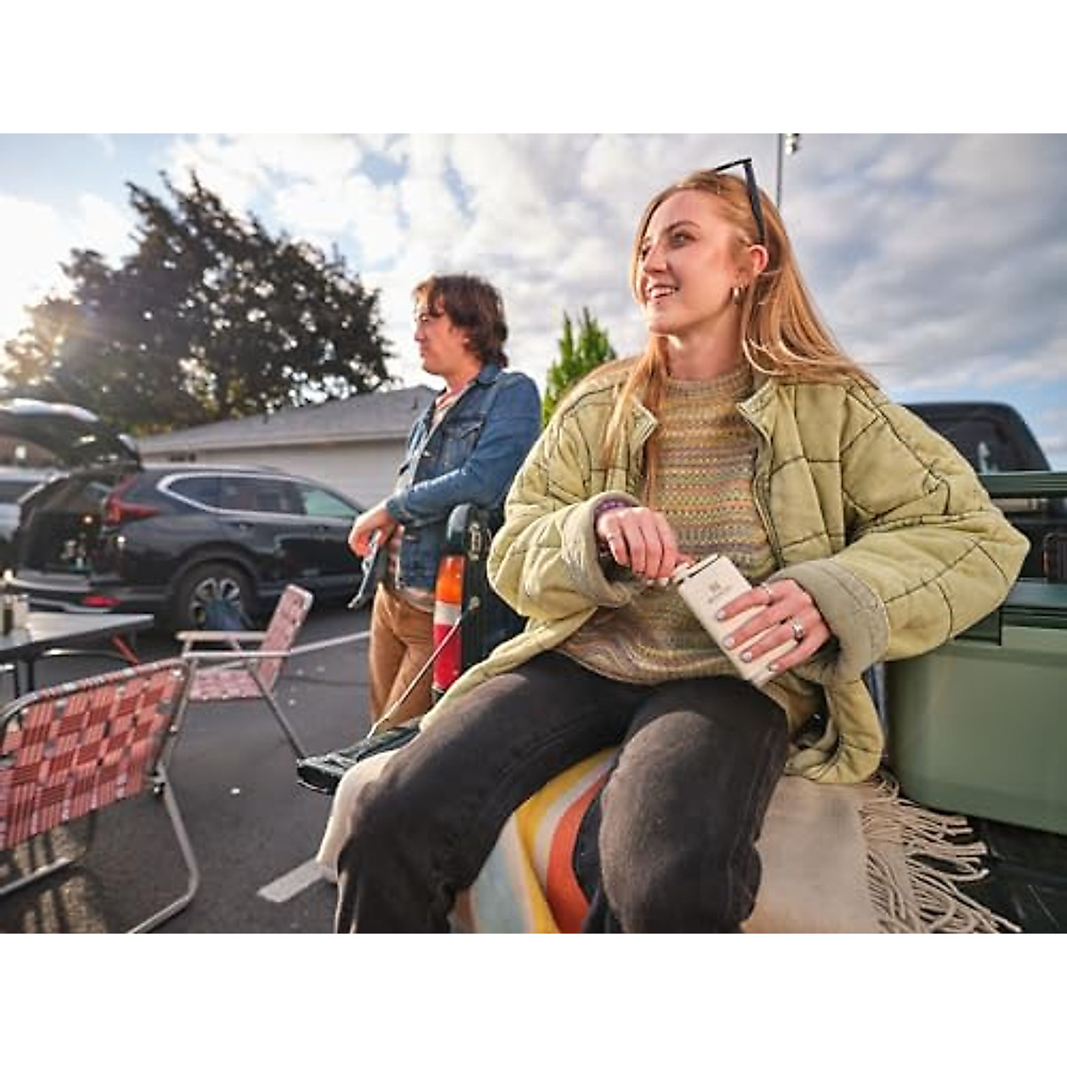 Stanley Adventure Pre-Party Flask 8 oz | Leakproof Hip Flask | Hinge Connected Never Lose Cap | Insulated Stainless Steel Liquor Container | BPA-Free | Plum