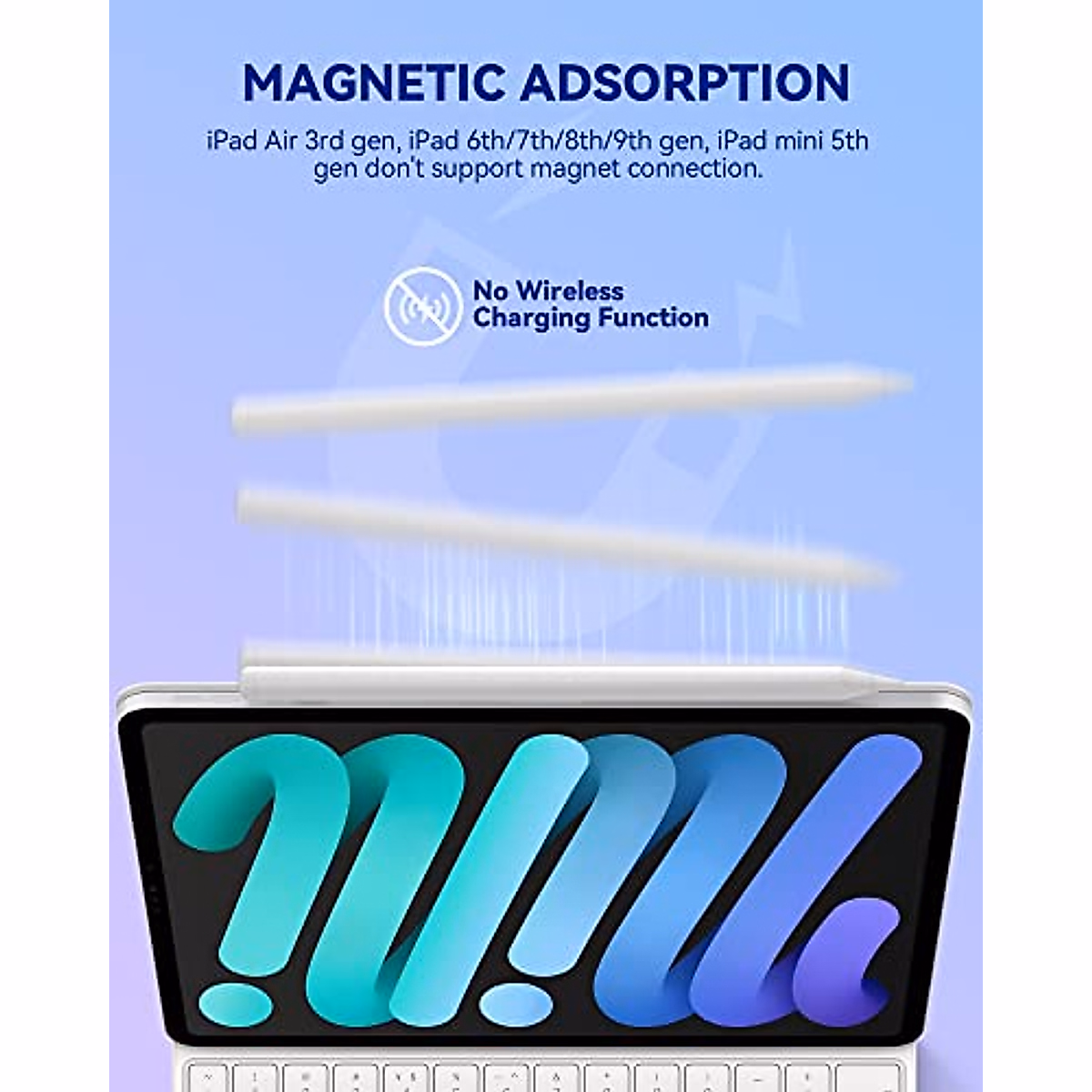 Stylus Pen for iPad with Palm Rejection, Tilt Sensitivity, ZVFBC iPad Pencil for Touch Screens Compatible with iPad Air 3rd/4th/5th, iPad Pro 11/12.9 inch, iPad 6th/7th/8th/9th/10th, iPad Mini 5th/6th