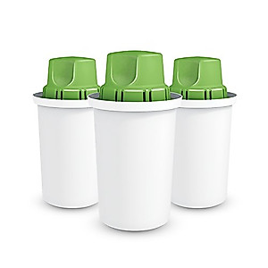 DAFI Alkaline Water Filter for Water Pitcher Replacement Compatible with Brita | Pack of 3 | High pH and Negative OR Potential | Replacements Alkaline Water Cartridges, waterdrip purifier | BPA-Free