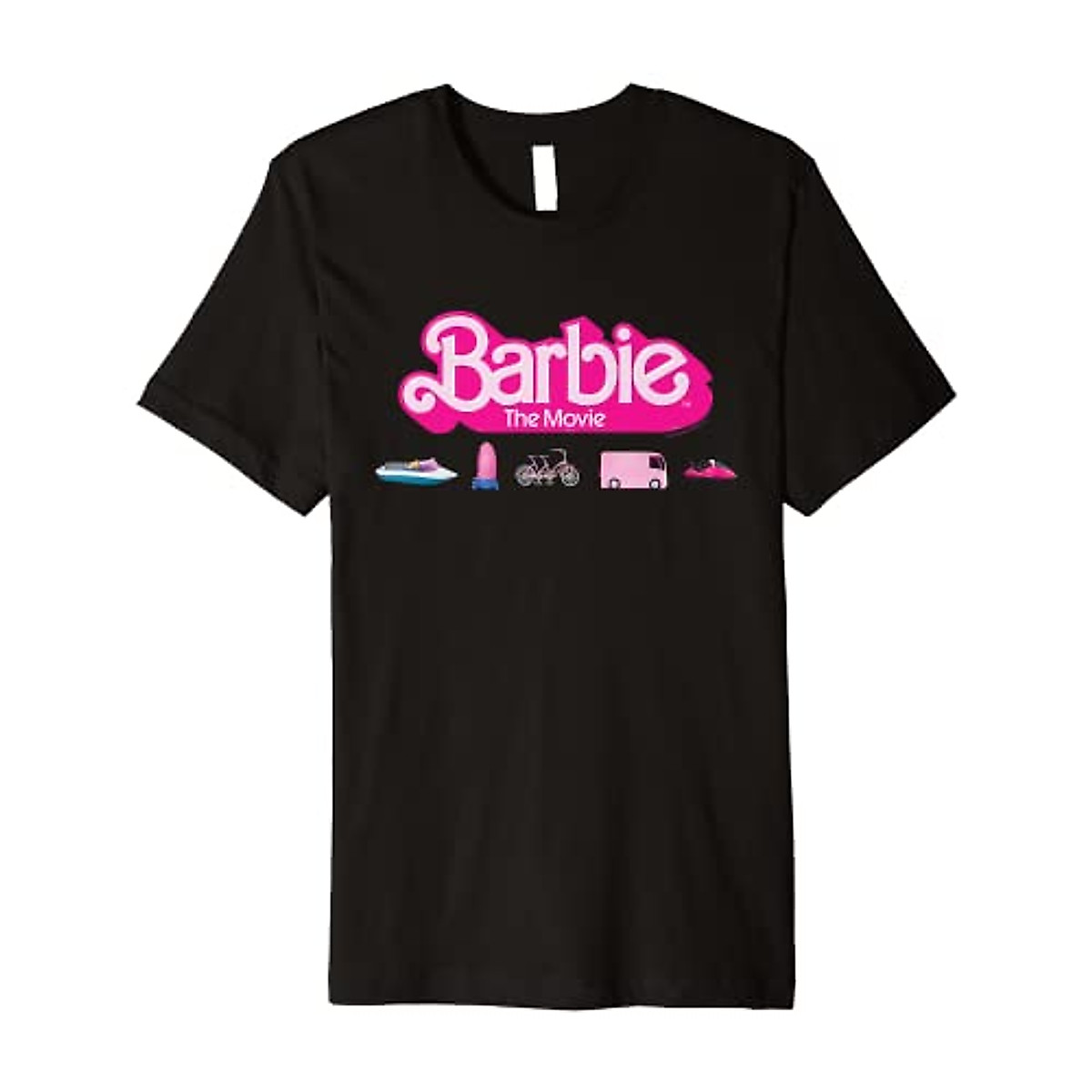 Barbie The Movie - Transportation Vehicles Premium T-Shirt