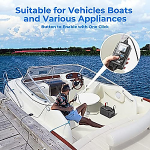 2-in-1 Smart Car Battery Charger and Battery Tester, TOPDON TB6000Pro 6Amp 6V/12V Trickle Charger Maintainer Automotive, 12V Load Tester, App Control Desulfator Lead-Acid AGM LiFePO4 Batteries