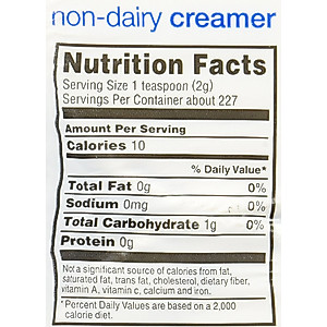 N'Joy 827783 Non-Dairy Coffee Creamer, 16 oz Canister, 8/Carton