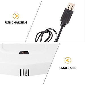 Hemoton Sweeping Robot Household Vacuum Cleaners Handheld Vacuums Dust Busters Cars Mops Flooring Vacuum Cleaners for Home Vacuum Robot Robots Auto Cleaner Plastic White Carpet Cordless