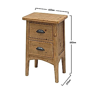 HIGOH Bedside Table Living Room Bedside Table Household Furniture Storage Cabinet Bedroom Drawer Bedside Table