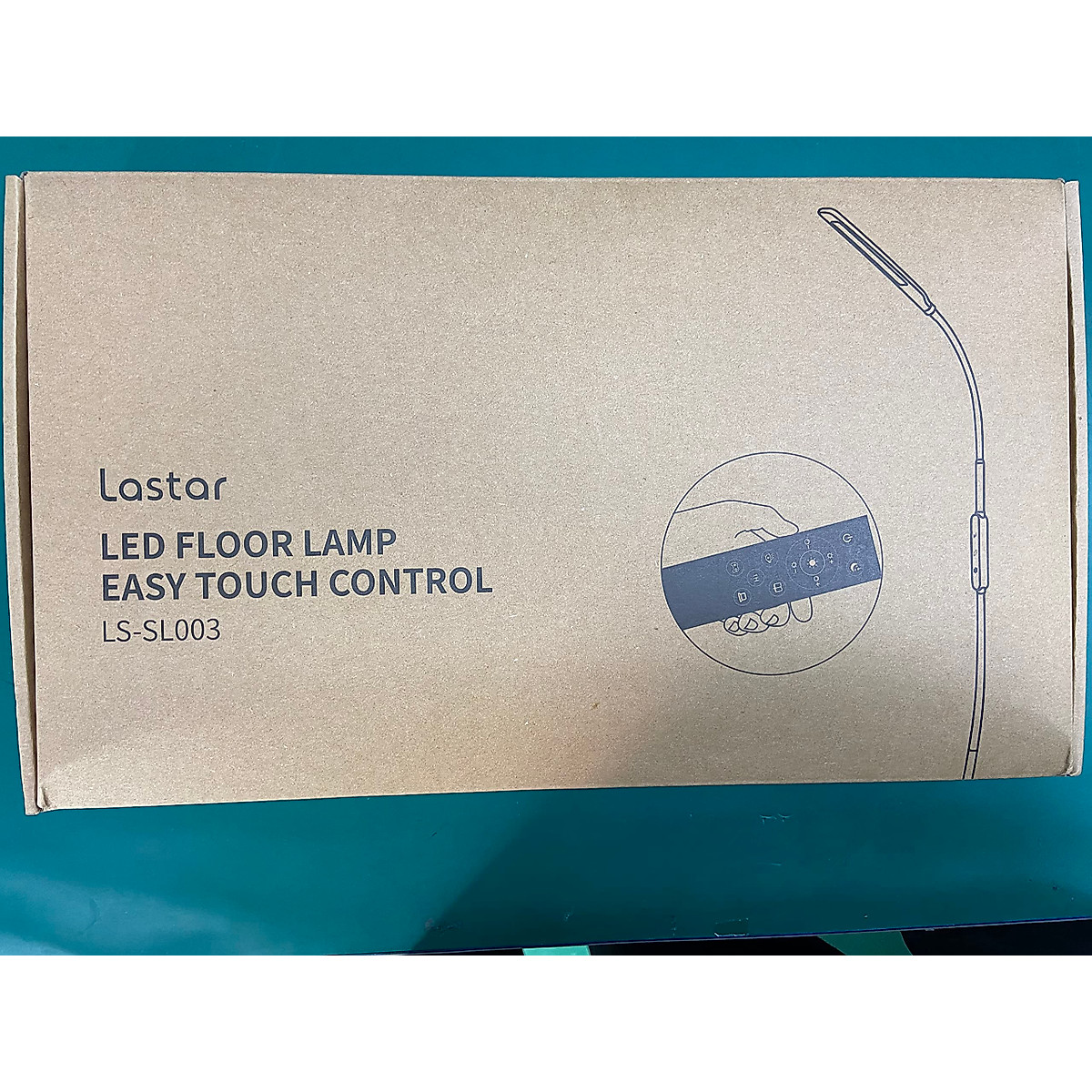 LED Floor Lamp, Laster Reading Standing Lamps with Remote and Touch Control for Living Room, Bedroom, Office with 4 Color Temperature & 4 Brightness Levels, 1H Timer & Memory Function
