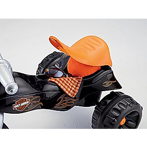 Fisher-Price Harley-Davidson Toddler Tricycle Tough Trike Bike with Handlebar Grips and Storage for Kids (Amazon Exclusive)