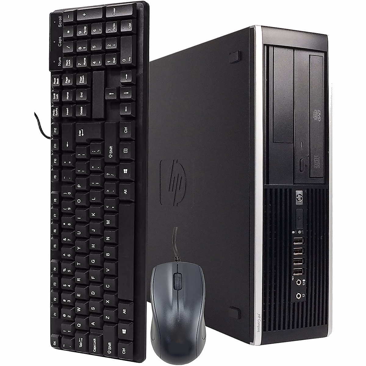 HP Elite SFF Desktop Computer PC, Intel Core i7 3.4GHZ Processor, 16GB Ram, 240GB SSD Drive, WiFi & Bluetooth, Keyboard and Mouse, HDMI, NVIDIA GT 1030 2GB DDR5, Windows 10 (Renewed)