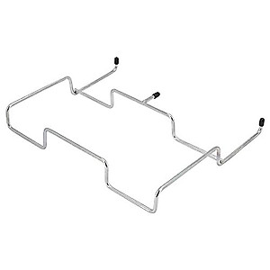 1 Pieces Over The Cabinet Plastic Bag Holder Hanging Trash Bag Holder Made of Metal Garbage Bag Hanging Rack Rubbish Bag Holder for Kitchen Cabinets Doors and Cupboards, Under Sink Bag Holde