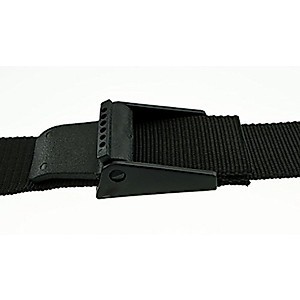Titan Durable Outdoor Nylon Web Belt Metal Free (Black)