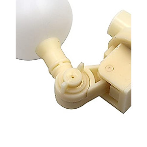 NC 3PCS Water Float Valve with Adjustable Arm, Automatic 1/2 Float Ball Valve with Water Level Shut Off for Water Tank Pond Livestock Horse Cattle Goat Sheep Pig Dog Waterer