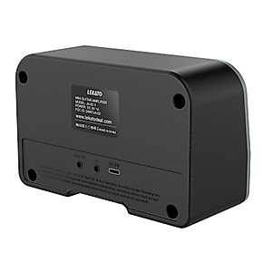 LEKATO Mini Guitar Amp Rechargeable Amplifier Electric Guitar Amp 5W, Clean/Overdrive,Bluetooth Guitar Amp Portable Guitar Amp for Daily Practice,Black