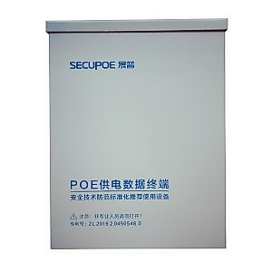SECUPOE Outdoor 8-Port Fast Ethernet PoE Switch Support 10/100M with 2-Port FE Network Uplink 802.3af/at Built-in DC48V Power Supply 820ft 250m Data Transmission