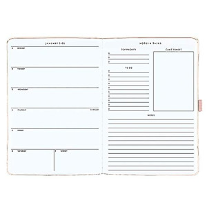 Graphique Designer Planners - 18-Month Dated Calendar - Polka Dot - Vegan Leather Business Monthly Planner with Weekly Agenda & Notes - For School, Work, or Home - Jul 2021-Dec 2022 (8" x 10")
