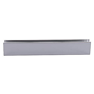 CRL Bright Anodized Frameless Shower Door Aluminum Deep U-Channel for 3/8" Thick Glass - 95 in long