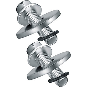 3/4 Inch Go Kart Clutch Bolt Kit Engine Clutch and Lock Washer, Minibike and Kart Engine, 10/12 Teeth Clutch Bolt (2 Sets)