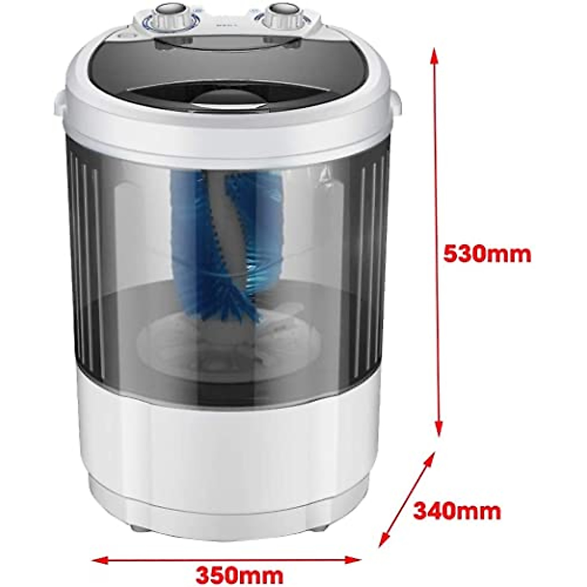 MISMORI Mini shoe washing machine, portable shoe washing machine, portable shoe washing machine, children's shoe washing machine, children's shoe washing machine, rotary controller 3 in 1 for children