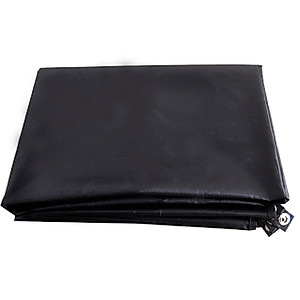 Hongaga Waterproof Camping Tarp for Ground Tent Footprint and Sunshade Camping Hiking for Picnics (Black-210X150CM)