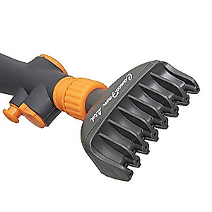 CancoFam Pool and Spa Filter Cartridge Cleaner Tool – Powerful Water Jets Removes Debris Dirt from up to 6 Pleats from The Pool Filter - Complete with Blue Pool Temperature Indicator and Hose Adapter