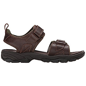 Rockport Men's Rocklake Flat Sandal, Brown/Brown, 11.5 W US