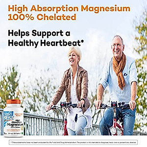 Doctor's Best High Absorption Magnesium Glycinate Lysinate, 100% Chelated, TRACCS, Not Buffered, Non-GMO, Vegan, Gluten & Soy Free, 100 mg, 120 Tablets (Packaging May Vary)