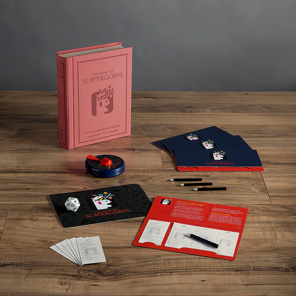 WS Game Company Scattergories Vintage Bookshelf Edition