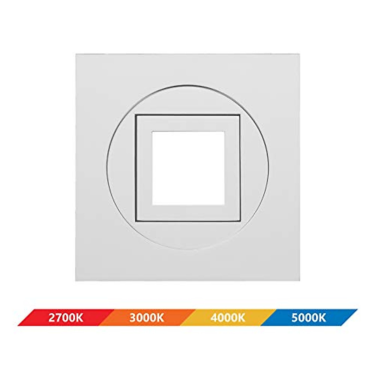 NICOR Lighting DQR4MA11202KWH LED Downlights, Matte White