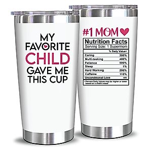 NewEleven Mothers Day Gifts For Mom, Wife - Gifts For Mom From Daughter, Son, Kids - Unique Birthday Present Ideas For Mom, Mother, Wife, New Mom, Mother From Daughter, Son, Husband - 20 Oz Tumbler