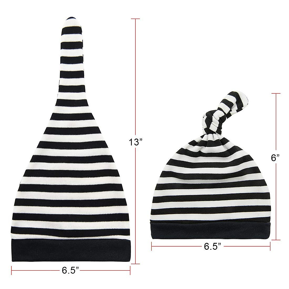 Baby Boy Hat and Mitten Set Baby Beanie for Boys Knot Newborn Hat Infant Caps Baby Accessories Fall Winter 0-6 Months 4 Pack A