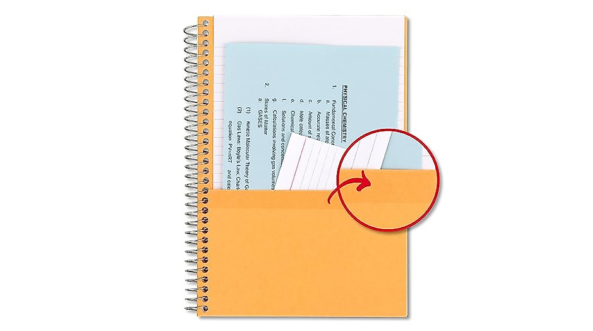Small Spiral Notebook 2-Subject for College Notes | Five Star