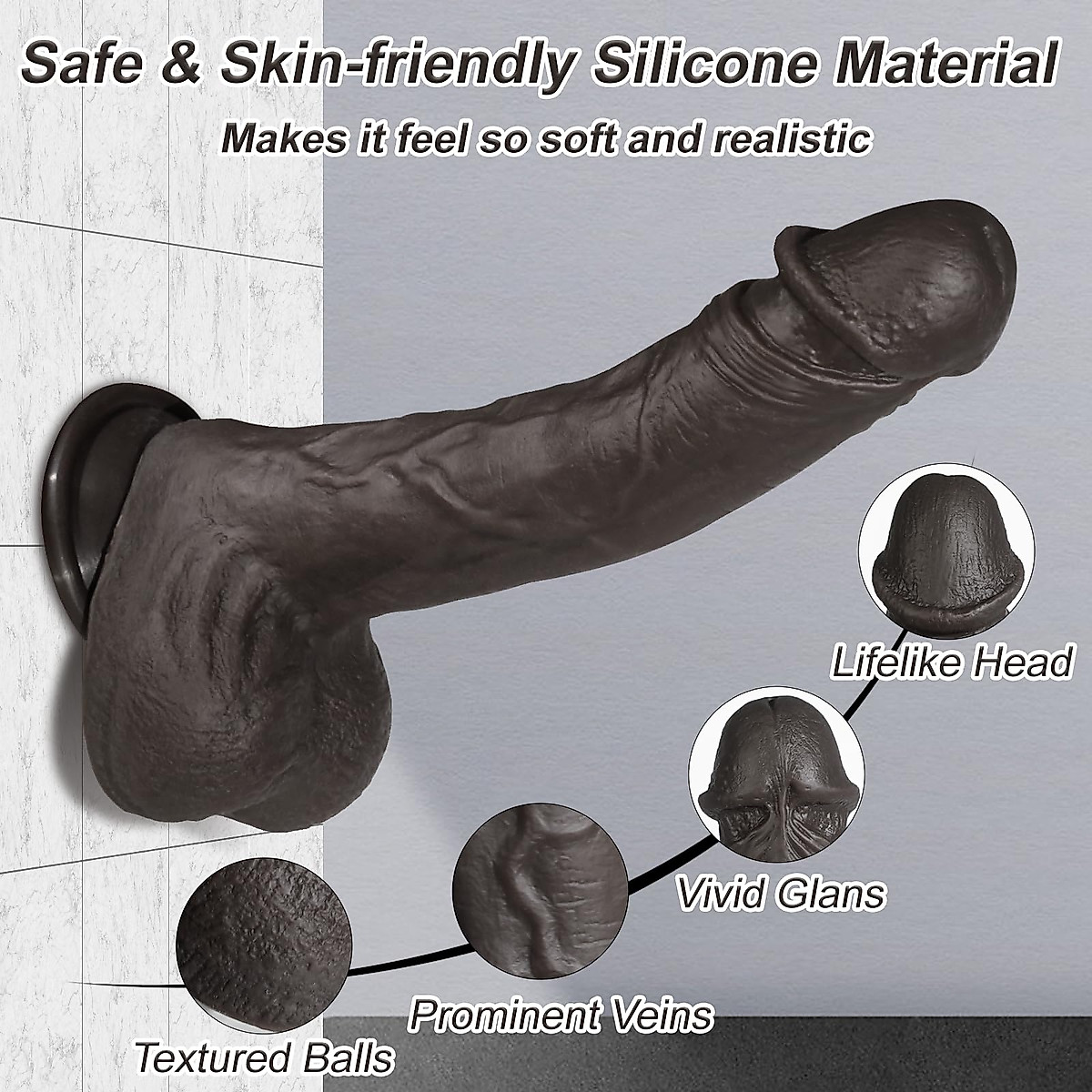 Thrusting Dildo Vibrator Sex Toy - Realistic G-Spot Silicone Suction Cup Rotating Dildos with 10 Modes & Heating for Anal Vagina Stimulation, Remote Control Adult Sex Toys & Games for Women Couples