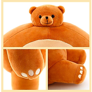 TINY HEADED KINGDOM 15 inch Pip Bear for Girls and Boys, Adorable and Big Plushies, Little Head Bear, Stuffed Animal