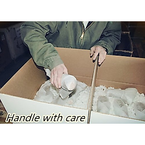 Myard 14 Cannonball Fire Stones Log Set for Fire Pit/Personal Fireplace (14, Solid-Mix-20LB)