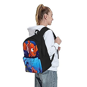 Fashionable Computer Backpack Casual Backpack For Travel Business Backpack Cartoon Movie Pattern.