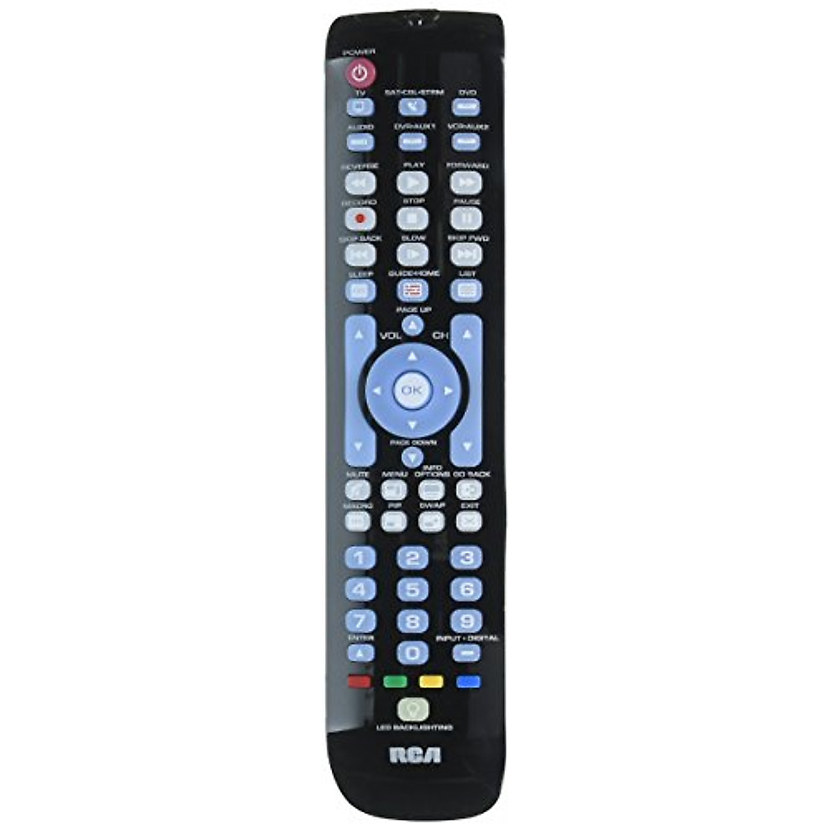 AUDIOVOX RCRN06GR 6 Device, Universal Learning Remote,11",black