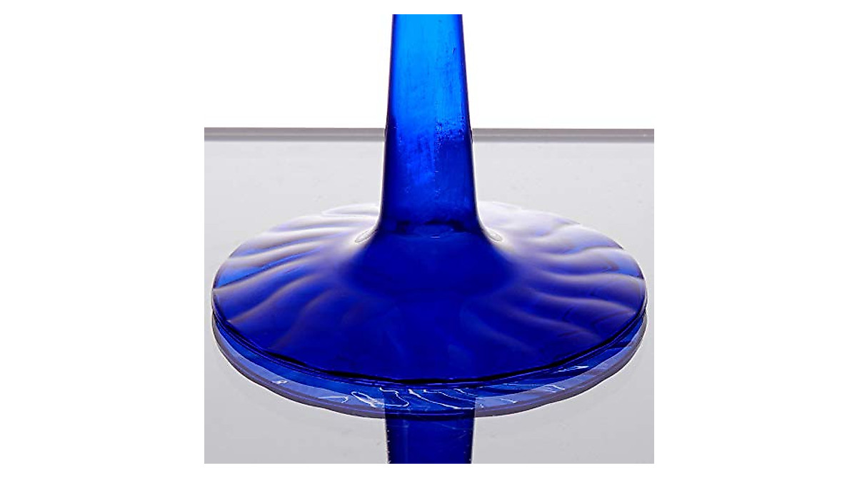 Fineline Flairware 12-Piece Martini Glass Set - Blue, 6 oz