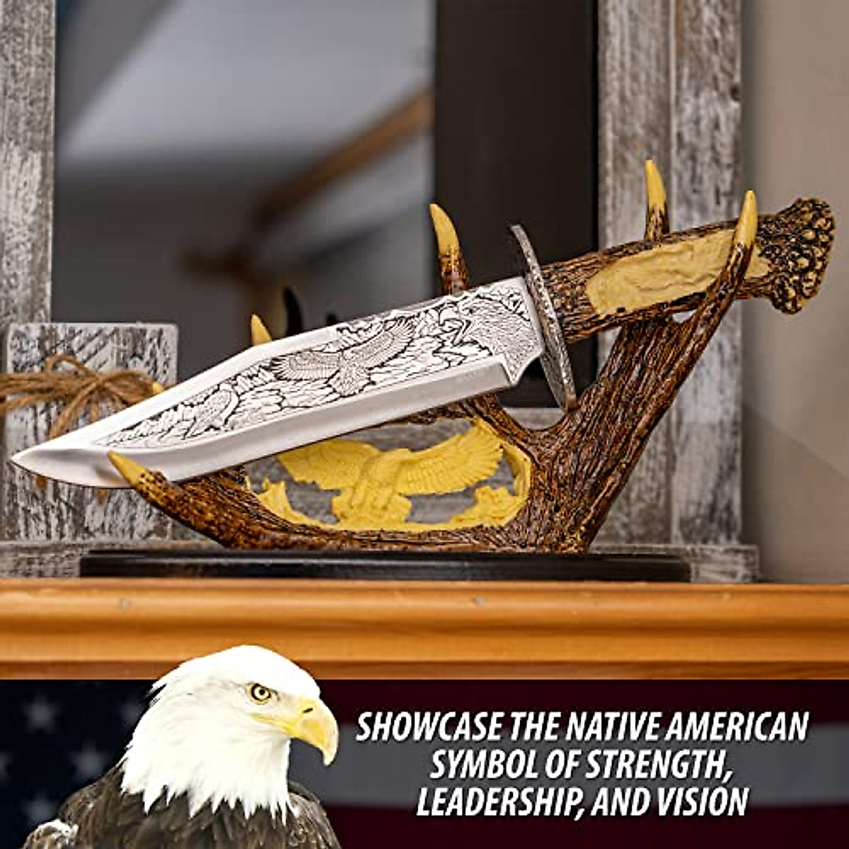 BF Systems SKEASTD Maxam 15 in Decorative Fixed Blade Knife