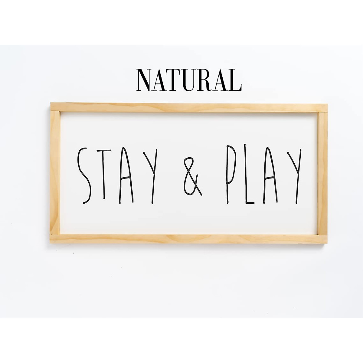 Playroom Wall Decor - Playroom Decor - Play Sign - Playroom Sign - Play Room Wall Decor - Stay And Play Sign - Lets Play Sign - Play Sign For Playroom - Lets Just Play - Playroom