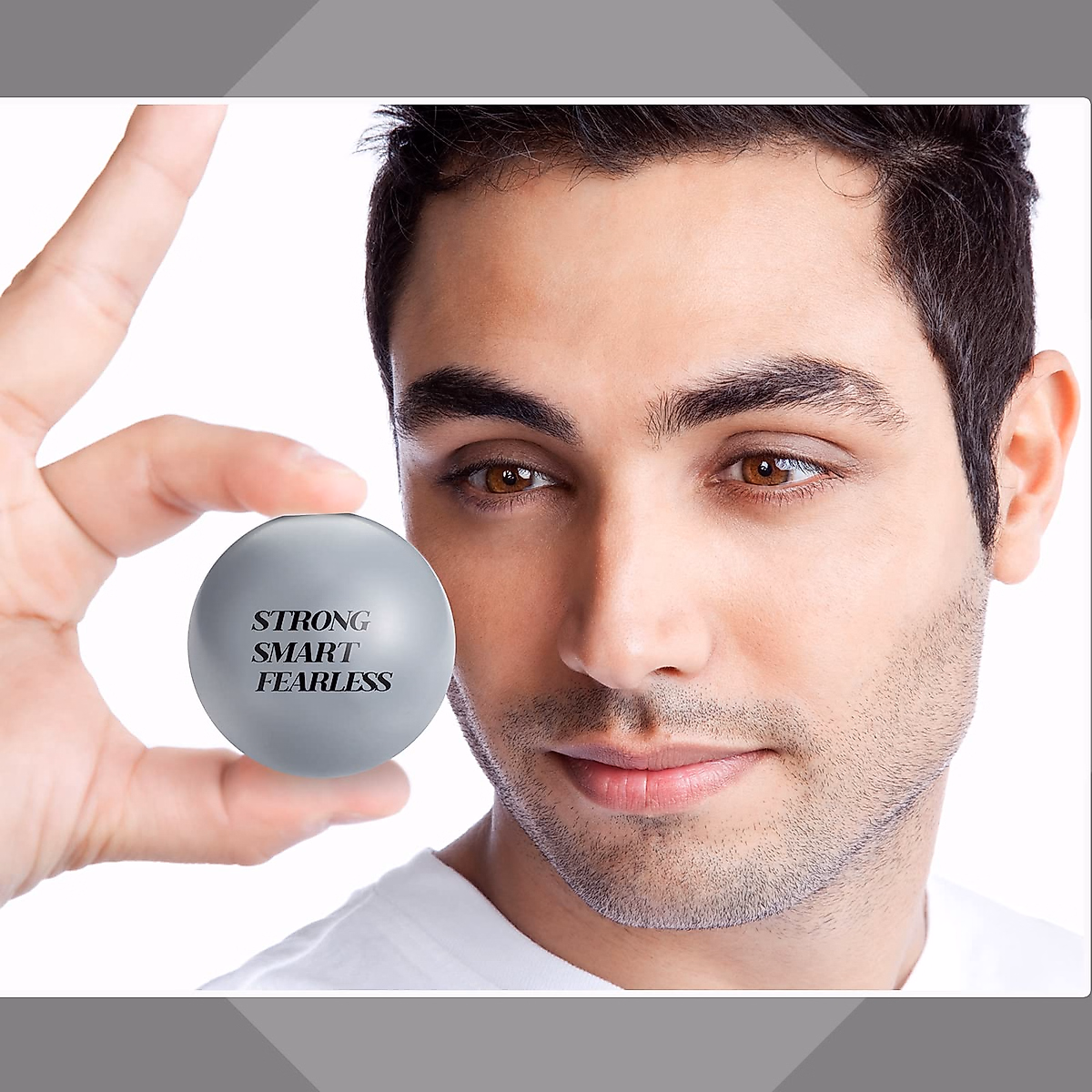 Zomiboo 20 Pieces Motivational Stress Balls Foam Balls Quote Stress Relief Ball Inspirational Relief Balls Hand Exercise Balls for Kids Relieve Motivating Encouraging Adult(Classic Color)