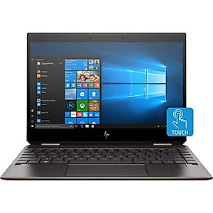 hp Spectre Touch x360 13-ap000 Ash/Gold Convertible Quad Core Intel i7 up to 4GHz 8GB 256GB SSD 13.3in FHD Gorilla Glass (Renewed)
