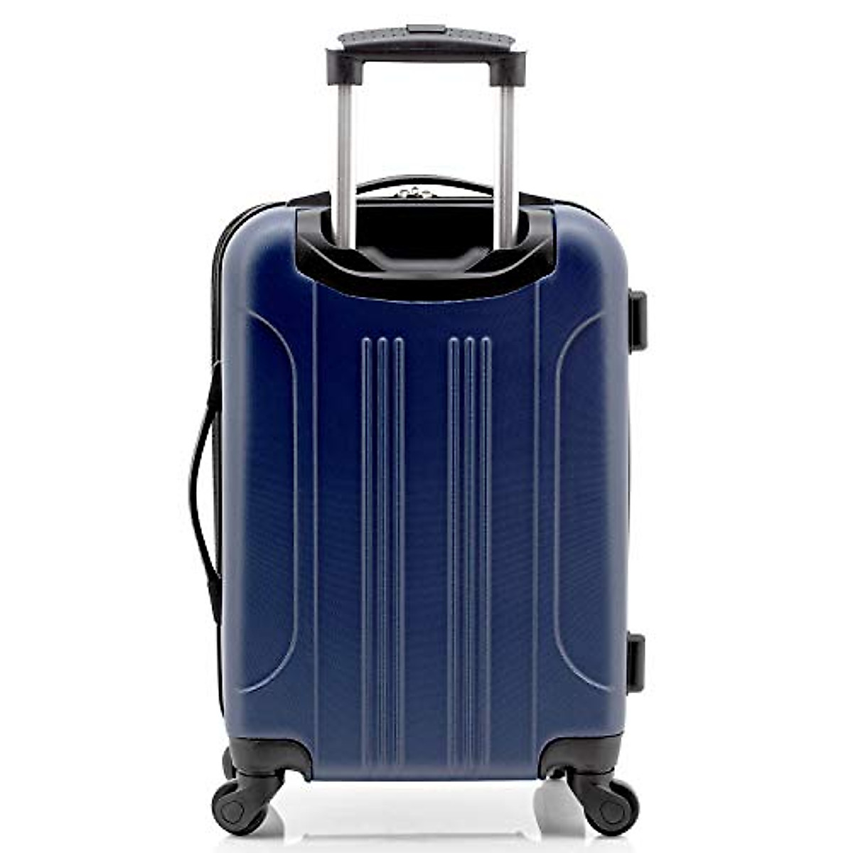 Travelers Club Chicago Hardside Expandable Spinner Luggages, Navy Blue, 5 Piece Set, TCL-77995-410